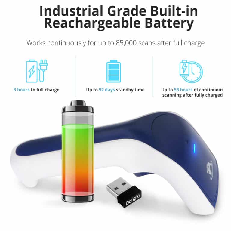 SA3500 - 1D Wi-Fi Bluetooth Barcode Scanner - ScanAvenger