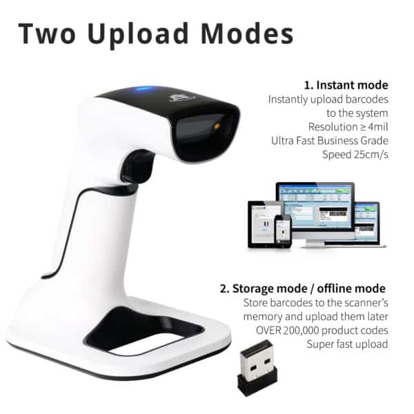 SA9000 - 1D&2D Wi-Fi Bluetooth Barcode Scanner - ScanAvenger
